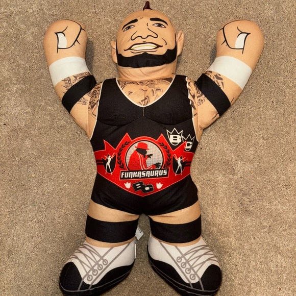 Mattel | Toys | Wwe Funkasaurus Brodus Clay Wrestling Plush Toy | Poshmark